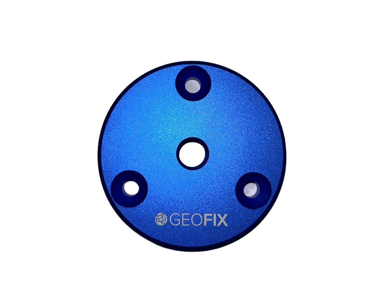 GEOFIX BLÅ Väggbricka plan M10, till mätarm — Geofix AB