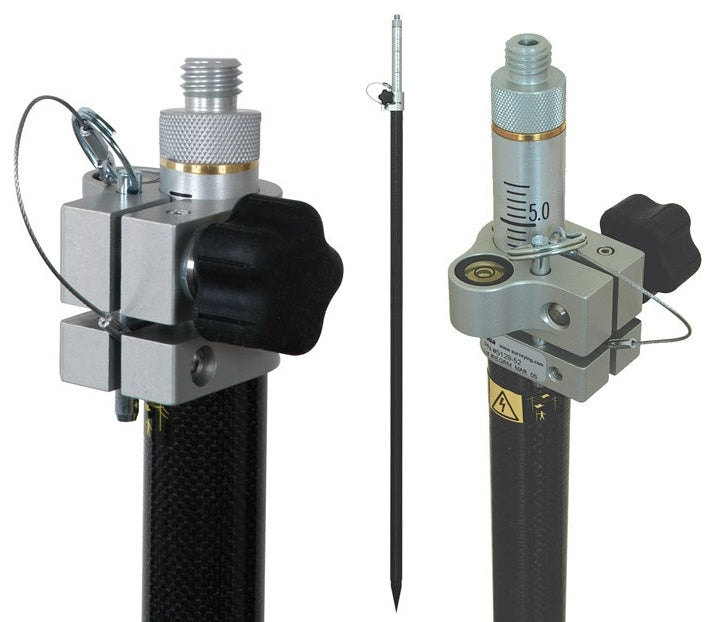 Seco Prism rod, total station, carbon fiber, telescopic — Geofix AB