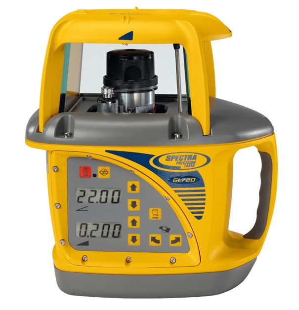 Spectra Precision GL720 – Avancerad tvåfallslaser för mark och anläggn ...