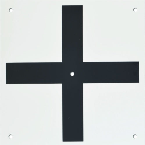 Flygsignal 35x35cm Kors — Geofix AB