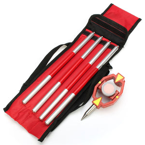Mini prism - Complete set with 4 plumb rods and bag — Geofix AB